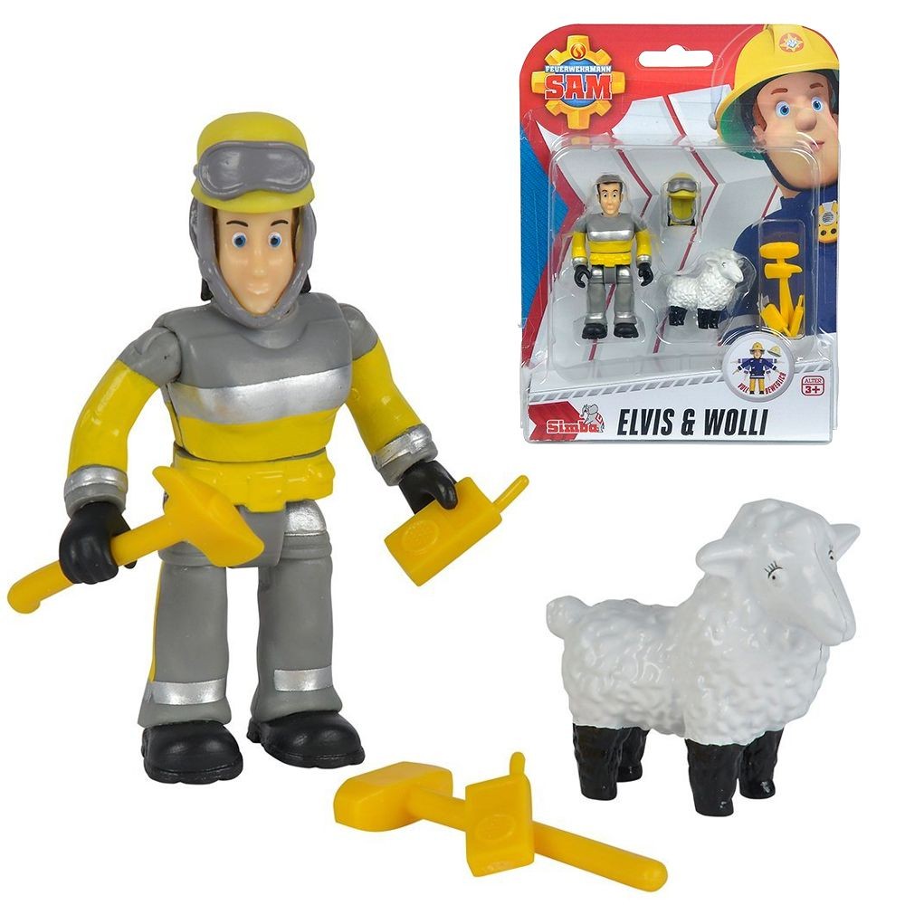Fireman Sam - Figures Set - Animal Rescue Elvis & Sheep Wolli | eBay