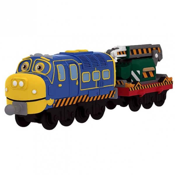 Chuggington - Die Cast - Stack Track Locomotive Brewster & Digger Car